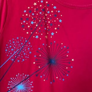 Laura Scott | Tops | Laura Scott Red Large Tshirt | Poshmark